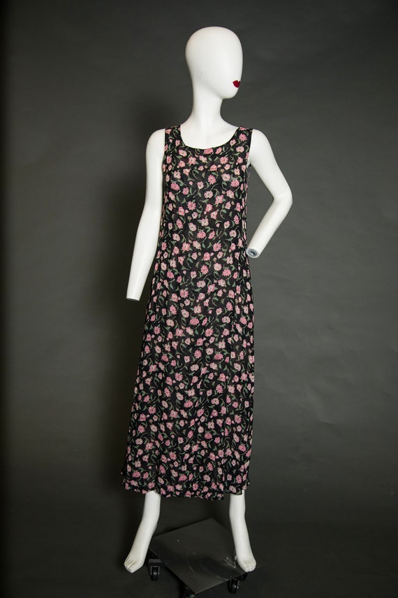 1990s NWT Sarah Arizona Rayon Reversible Loose Fit Dr… - Gem