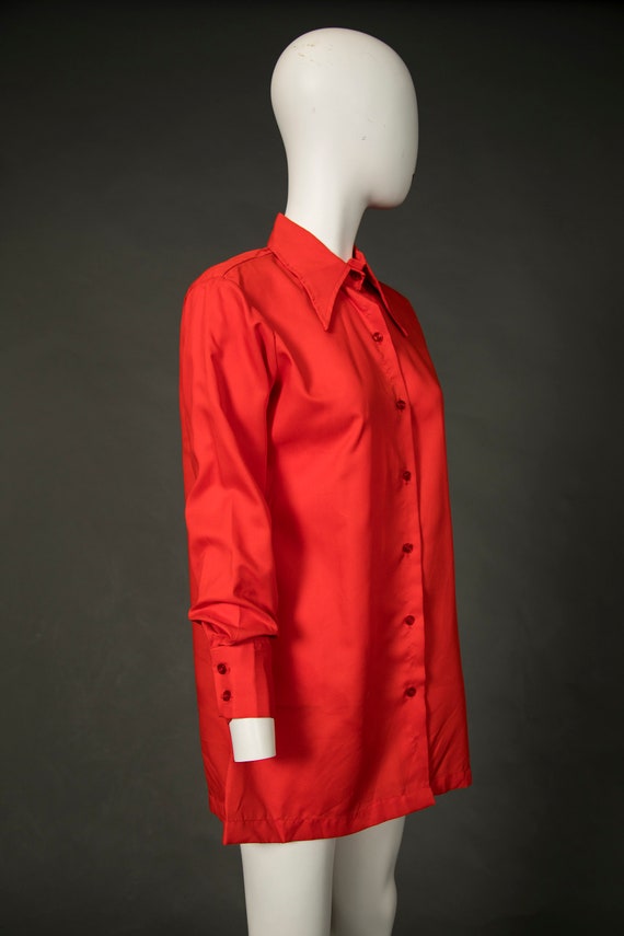 1970s 1980s Oak Hill Red Dagger Collar and Cuffed But… - Gem