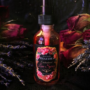 High Vibrational Love Spray - All Natural Essence of Rose, Ylang Ylang ...