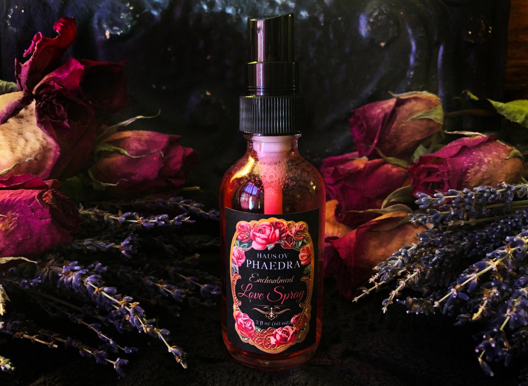 High Vibrational Love Spray - All Natural Essence of Rose, Ylang Ylang ...
