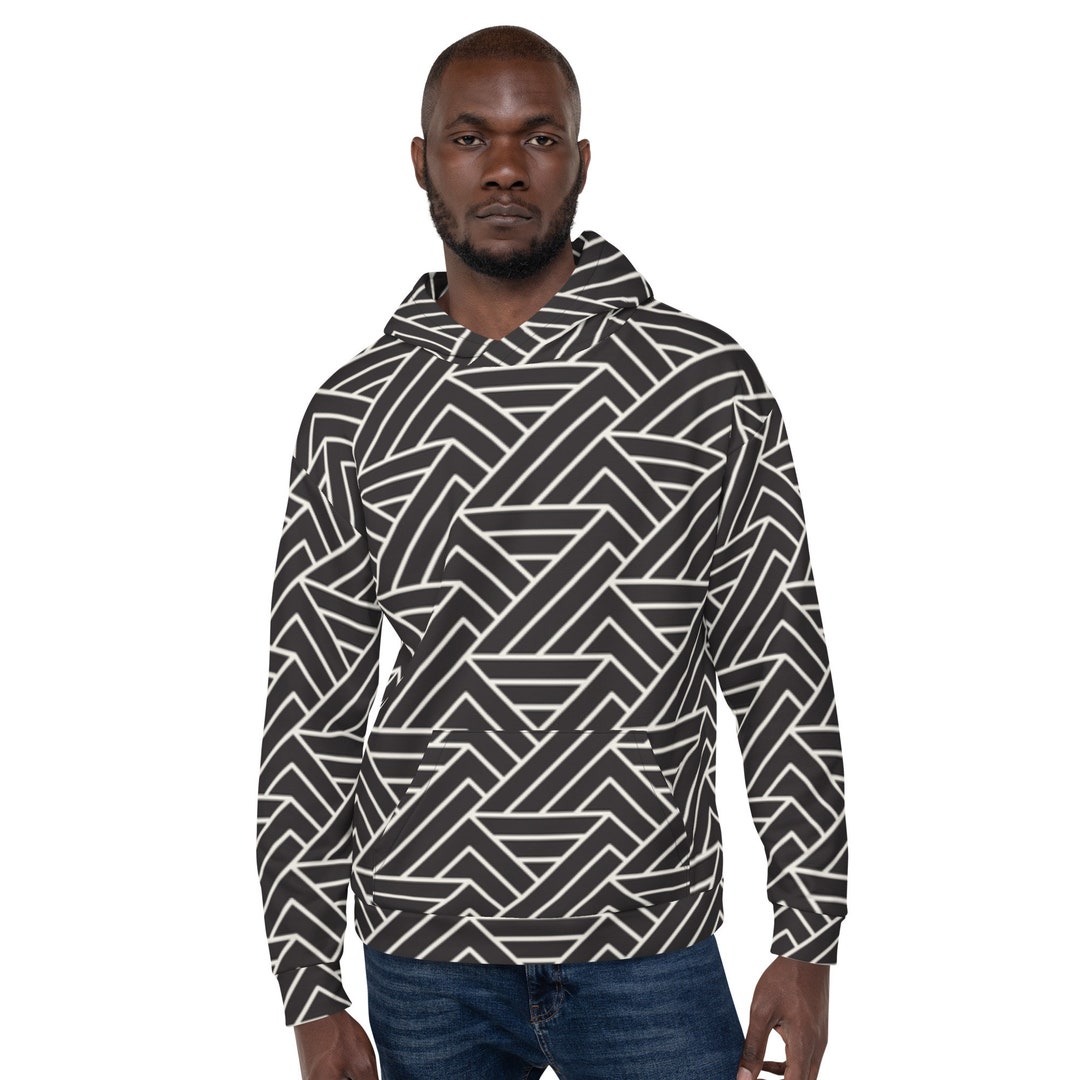 Hychi MODERN GEO Premium Unisex Hoodie - Etsy