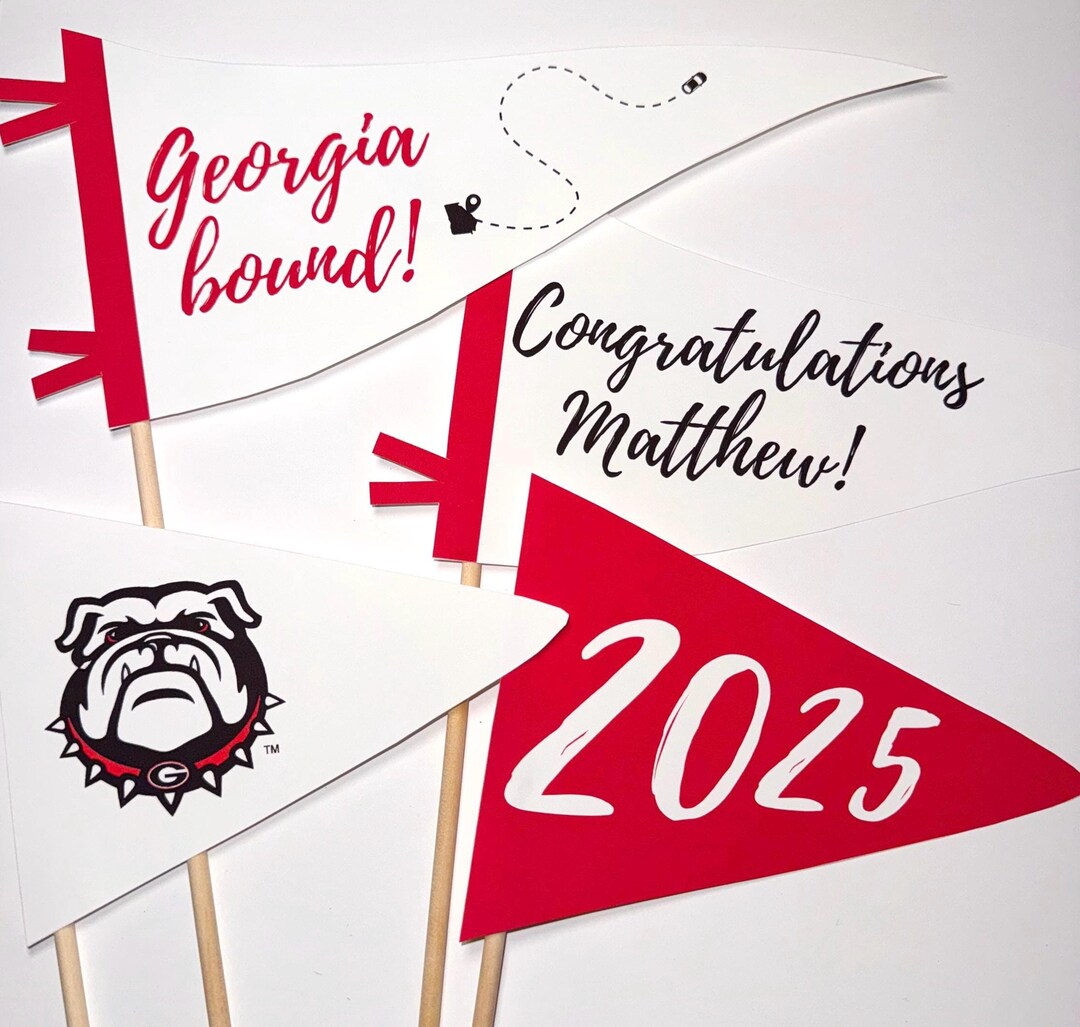 Custom Printable College Pennant Flags | Centerpiece Pennant Flag ...