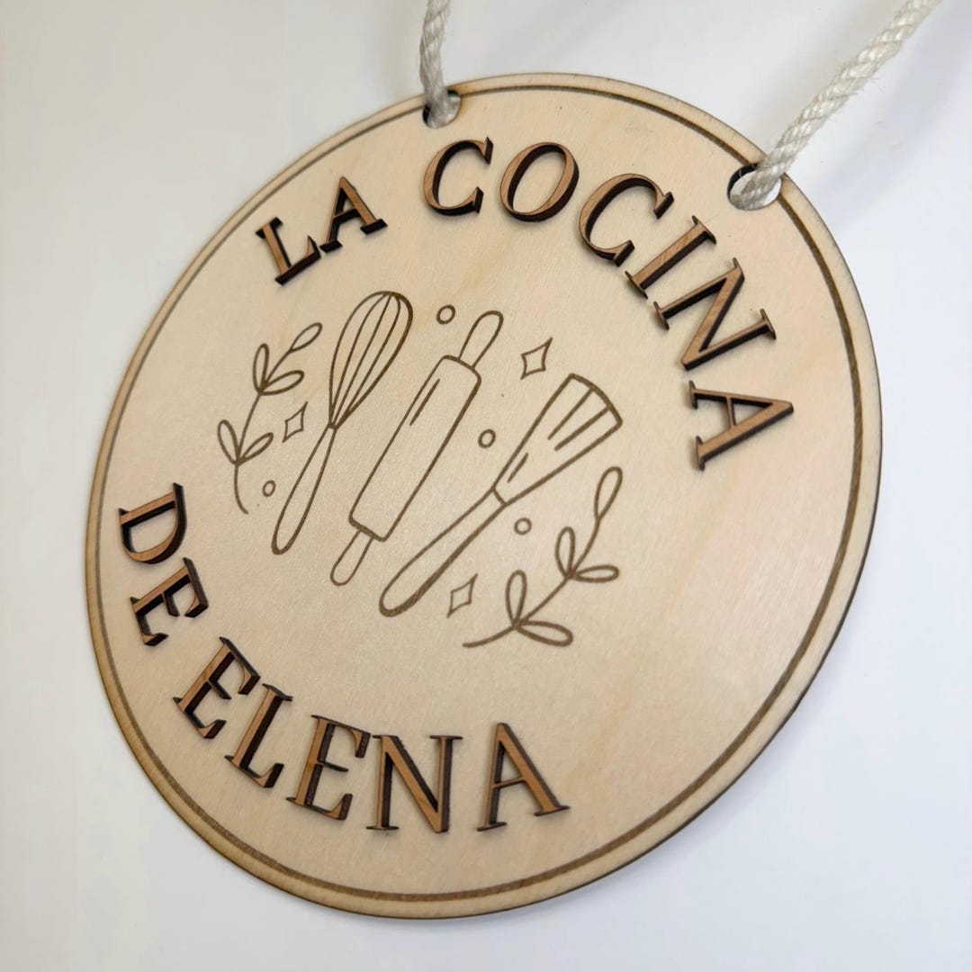 Spanish Kids Playroom Kitchen Sign | Pretend Play | Toddler Activity ...