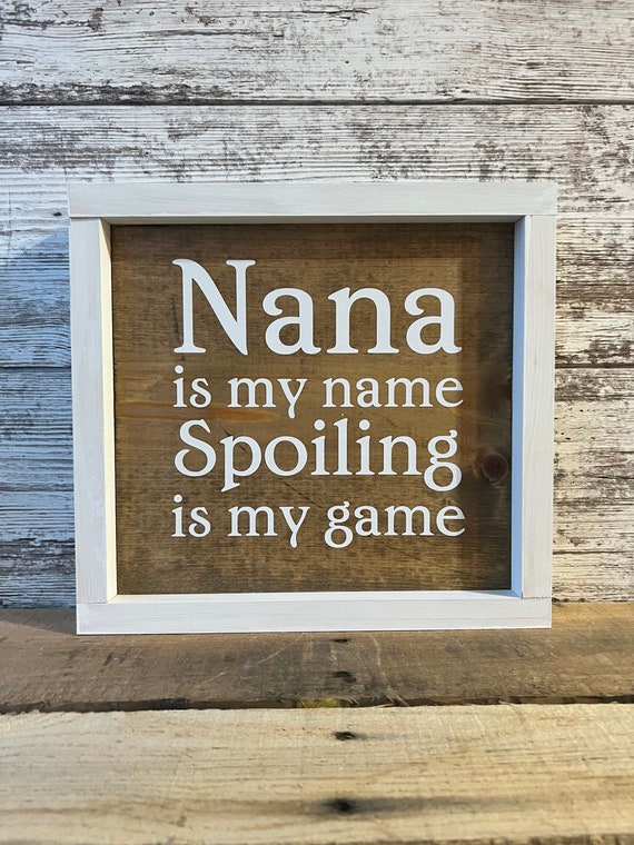 Nana Sign Rustic Wood Sign Home Decor - Etsy