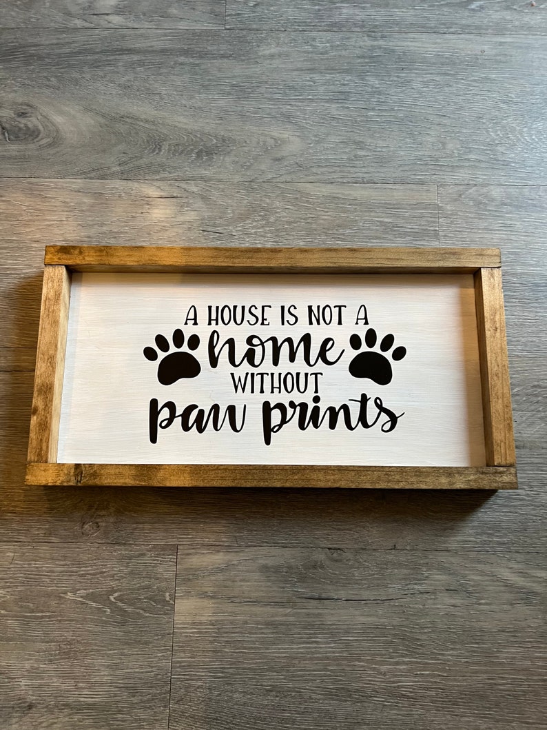 Wood Dog Sign Rustic Wood Sign Dog Lovers - Etsy