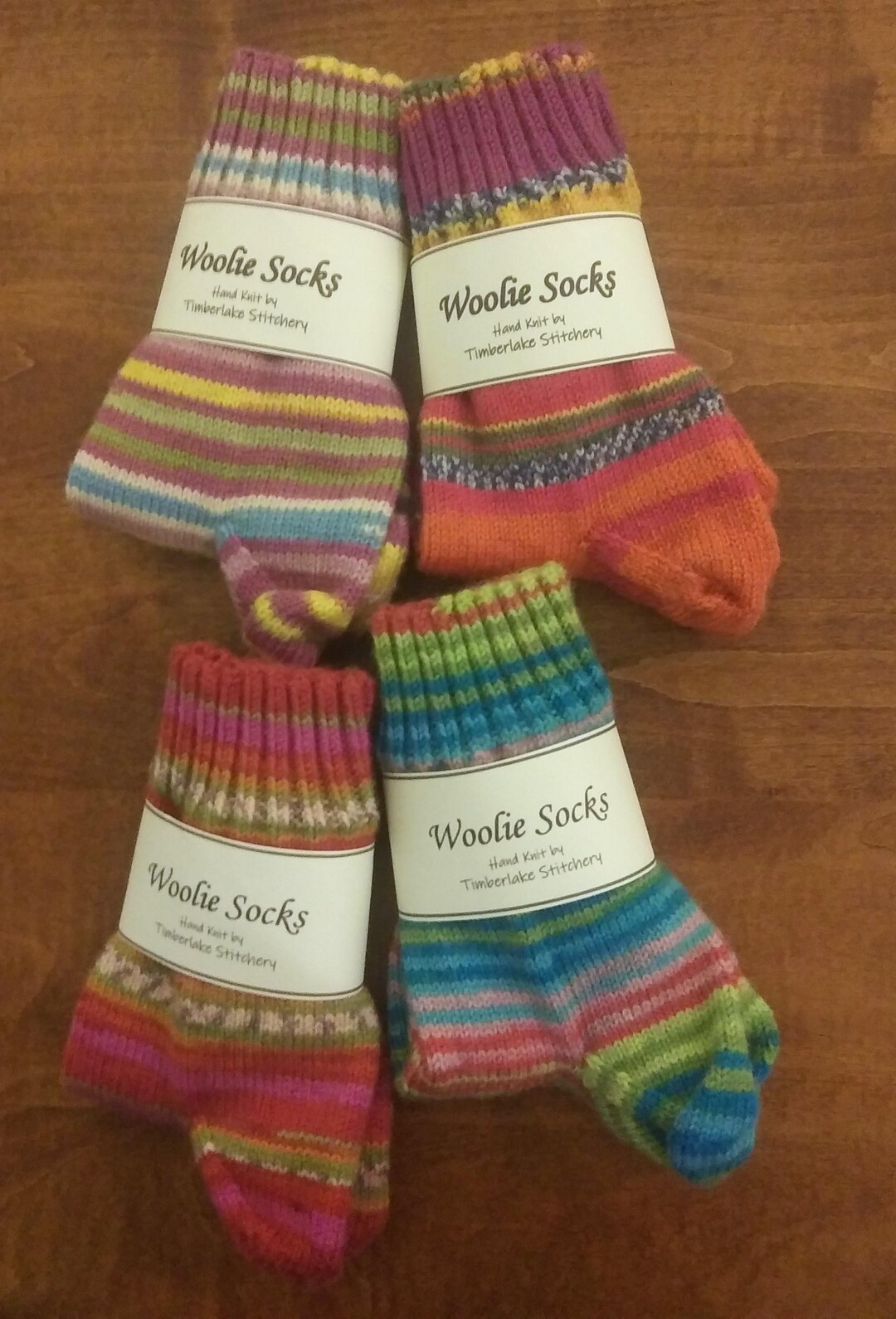 Hand Knit Wool Socks - Etsy