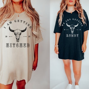 Cowgirl Bachelorette Shirts, Nashville Getting Hitched, Getting Rowdy ...