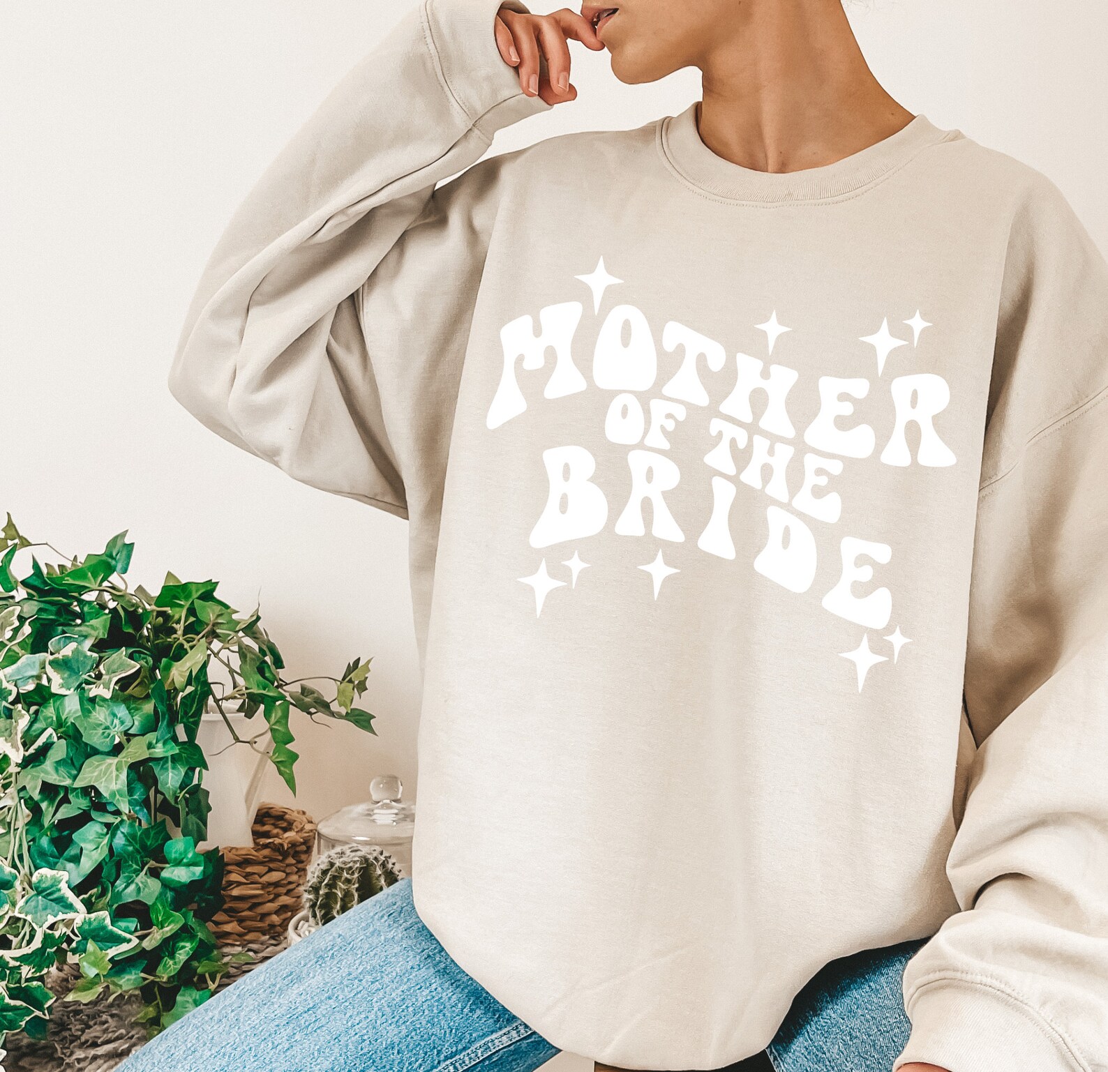 Mother of the Bride Sweatshirt, Gift From Daughter, Mom Wedding Gift ...