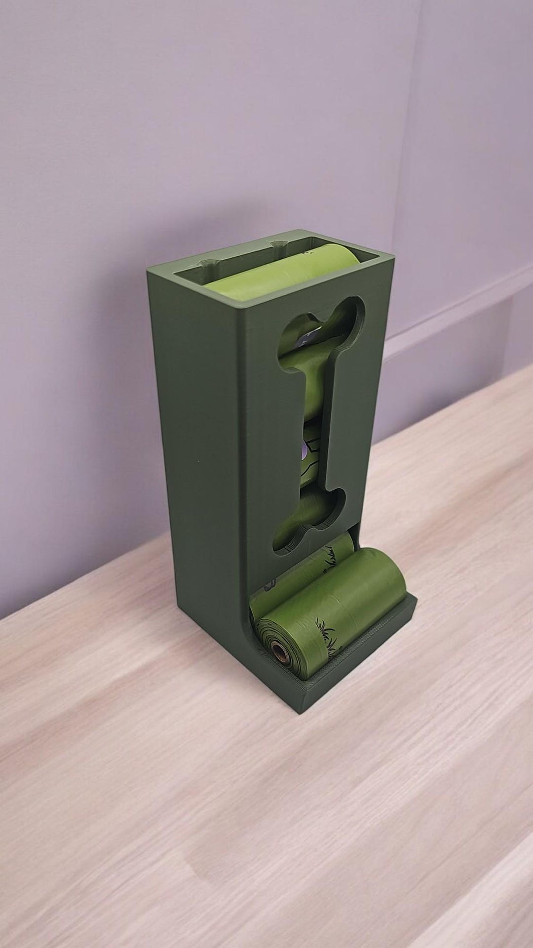 Wall-mounted Dog Poop Bag Dispenser: Bone Design Pet Waste Organizer ...