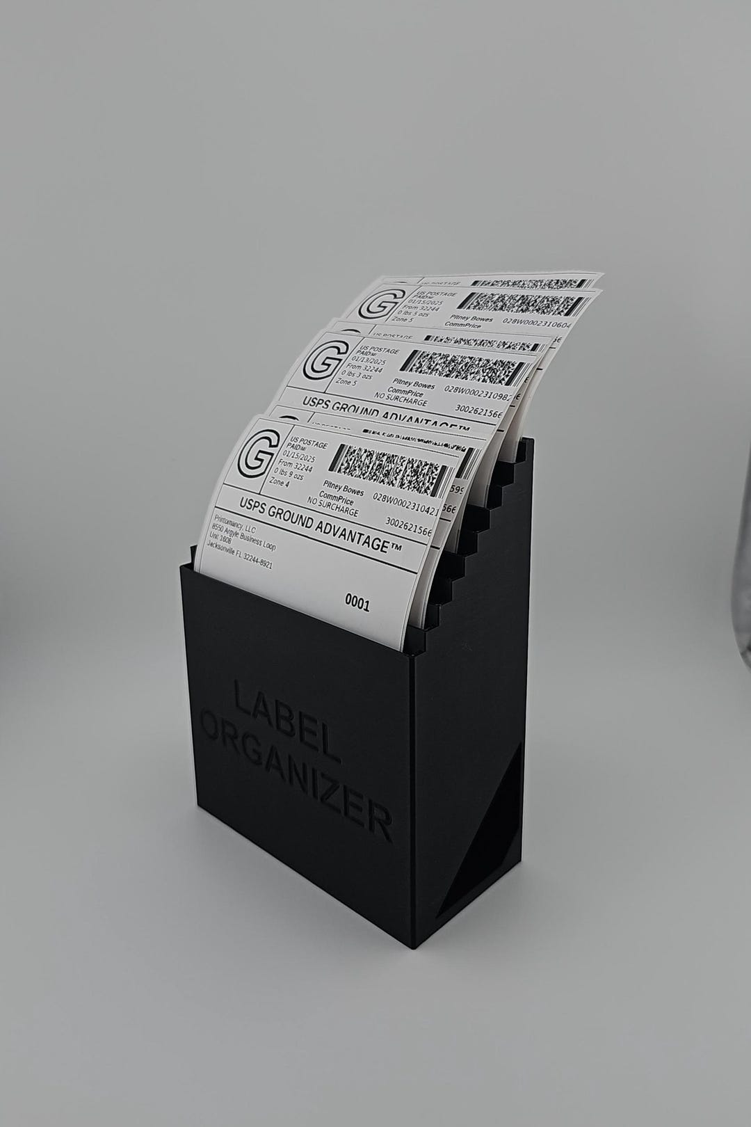 Compact Shipping Label Organizer: Efficient Small Business Tool for ...