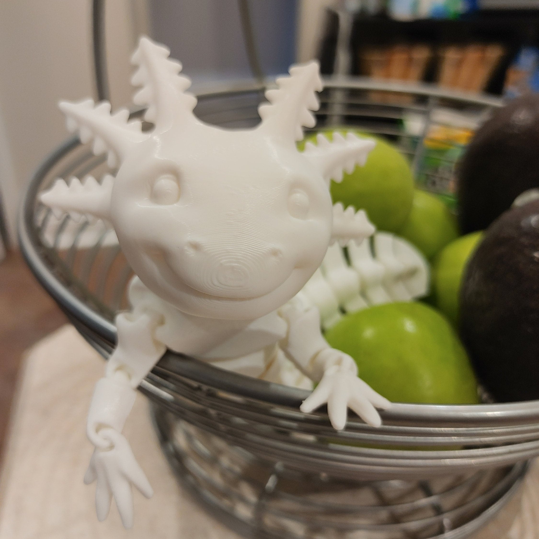 Cute Articulated Axolotl 3d Printed Figure / Desk Pet Toy Gift ...