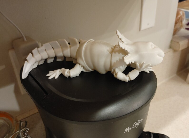 Cute Articulated Axolotl 3d Printed Figure / Desk Pet Toy Gift ...