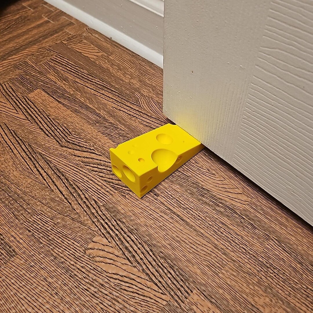 Cheese Wedge Doorstop | Cheesy Gift Door Stopper | Funny Food Lover - Etsy