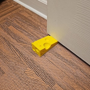 Cheese Wedge Doorstop | Cheesy Gift Door Stopper | Funny Food Lover - Etsy