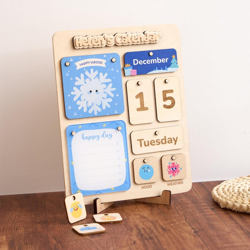 Montessori Calendar - Etsy