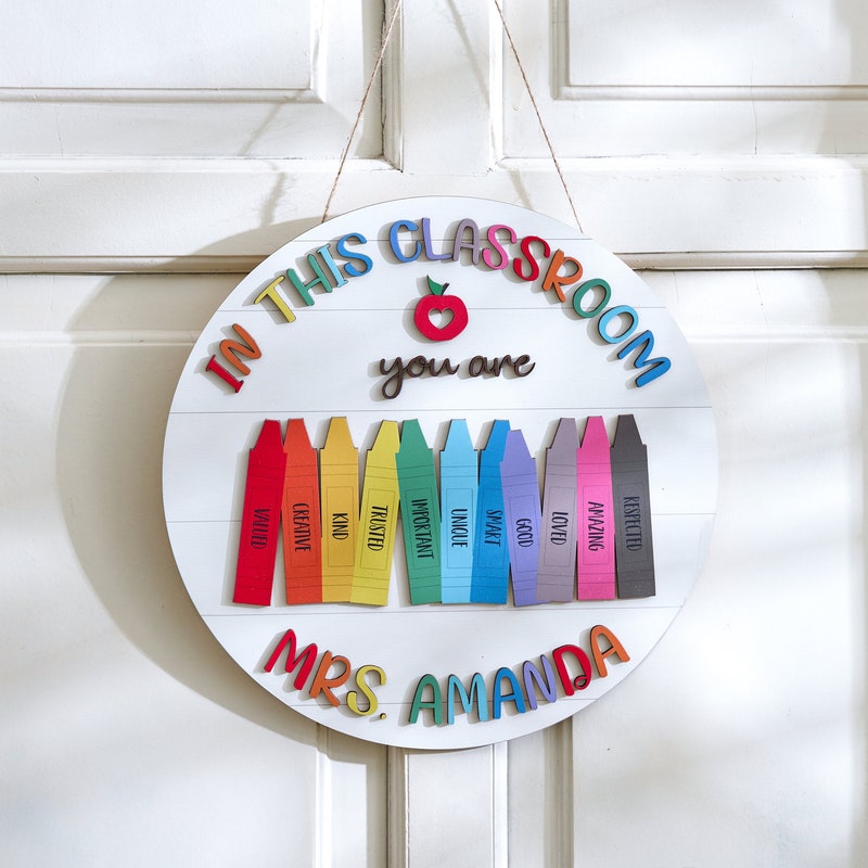 Classroom Door Sign - Etsy