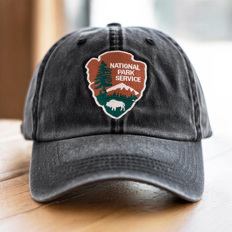 National Park Embroidered Washed Cap: Travel Baseball Hat - Etsy