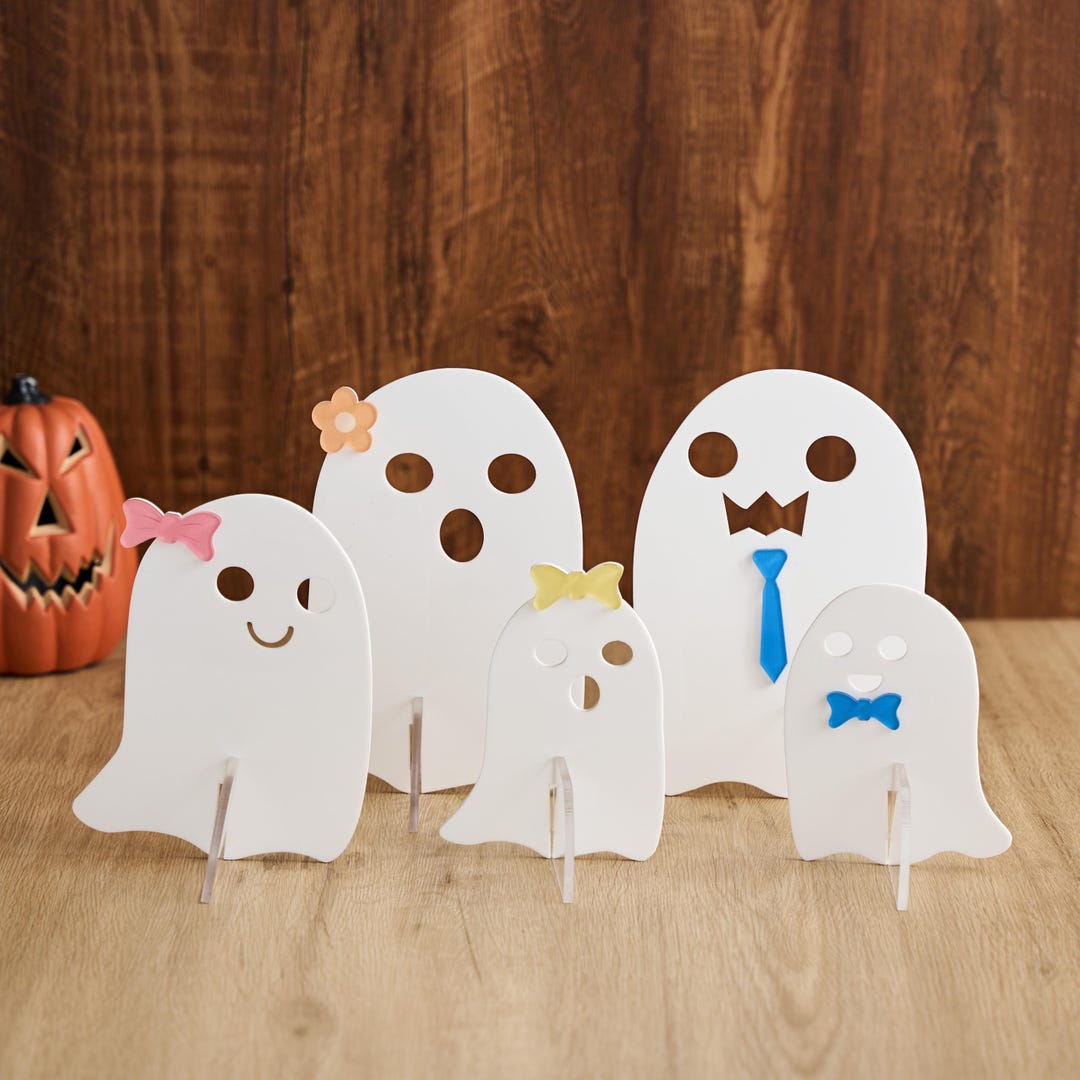 Halloween Acrylic Ghost Decorations, Ghost Tabletop Decor, Ghost ...