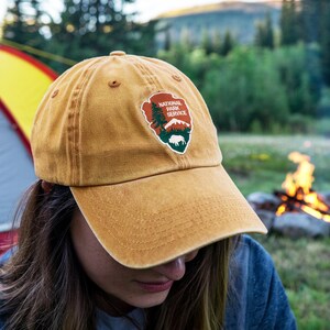 National Park Embroidered Washed Cap: Travel Baseball Hat - Etsy