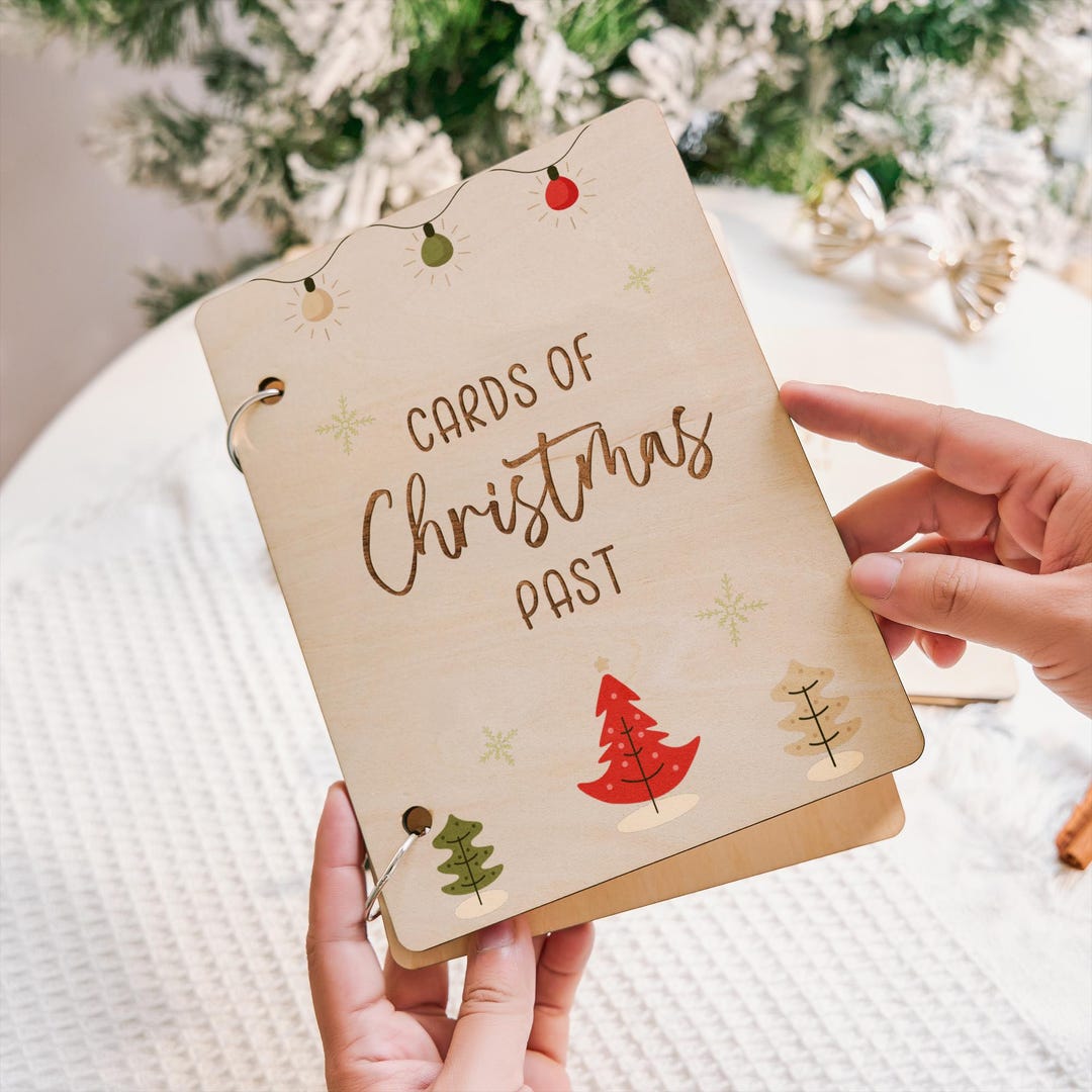 Personalized Family Christmas Cards Holder, Custom Christmas Cards ...