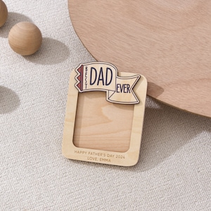 Best Dad Ever Father's Day Gift Frame Magnet, Custom Picture Frame ...