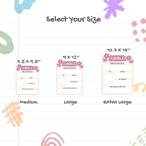 Personalized First Day of School Sign, Dry Erase First Day of School ...