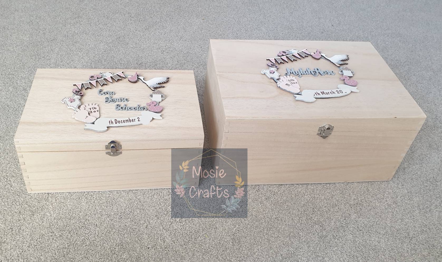 Personalised Baby Memory Box Baby Memories Baby Memory - Etsy UK
