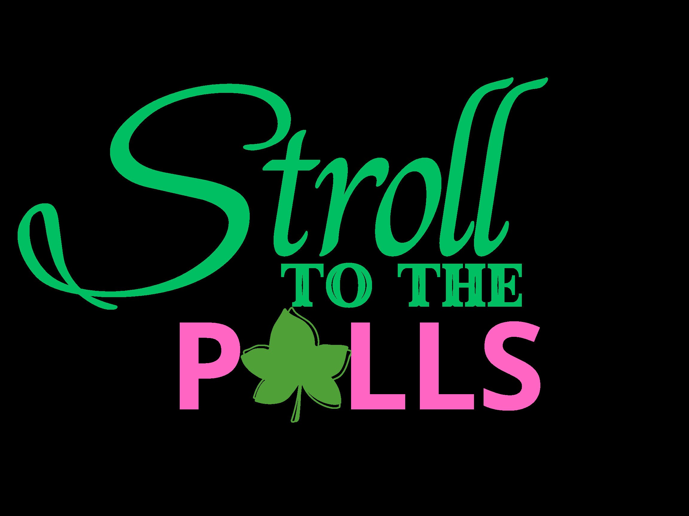 Stroll to the Polls AKA PNG/SVG - Etsy