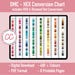 DMC - Hex - RGB - Diamond Dot Conversion Chart || Digital PDF Download ...