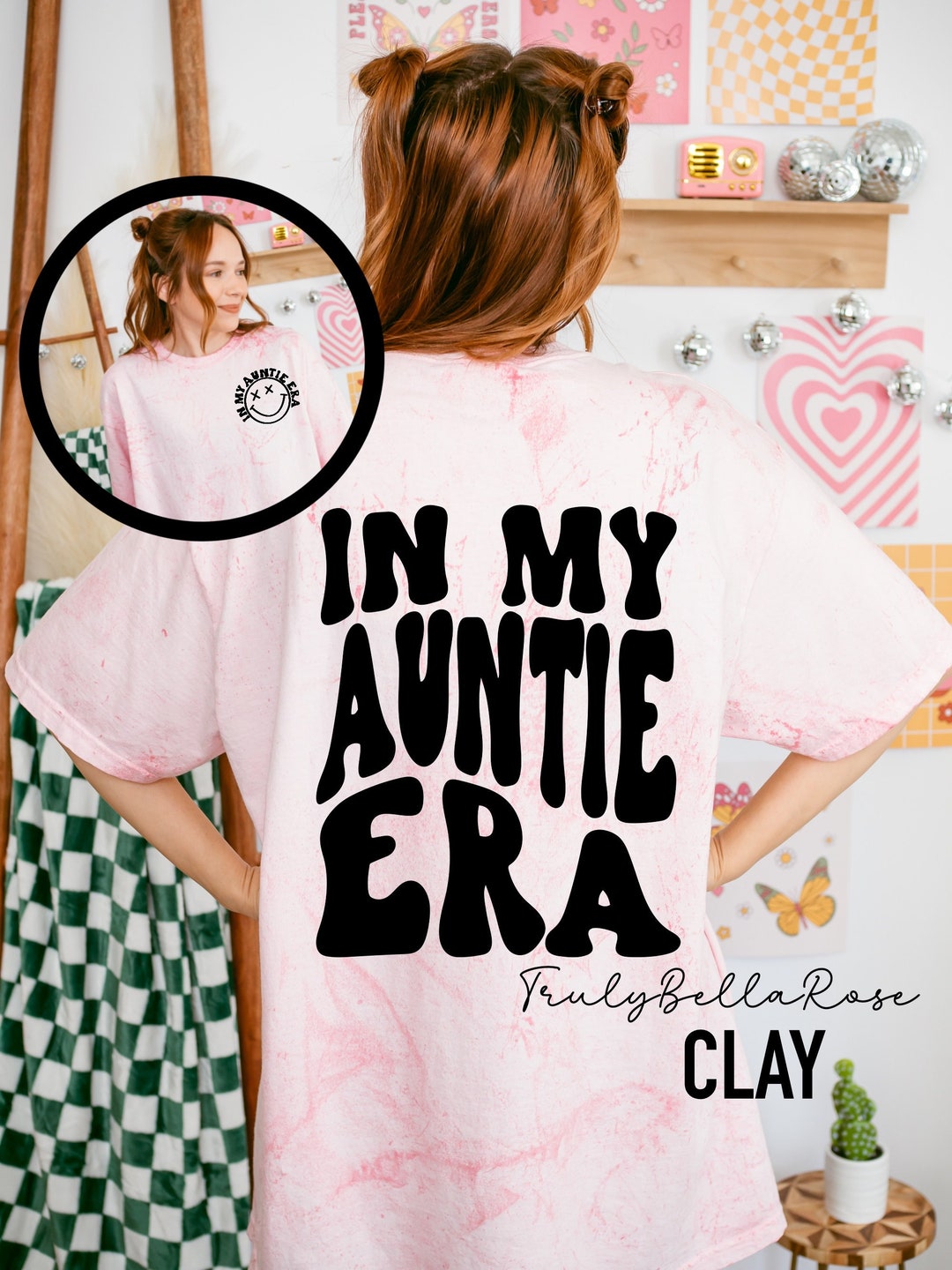 In My Auntie Era, Comfort Colors, Auntie Era Shirt, Era Shirt ...