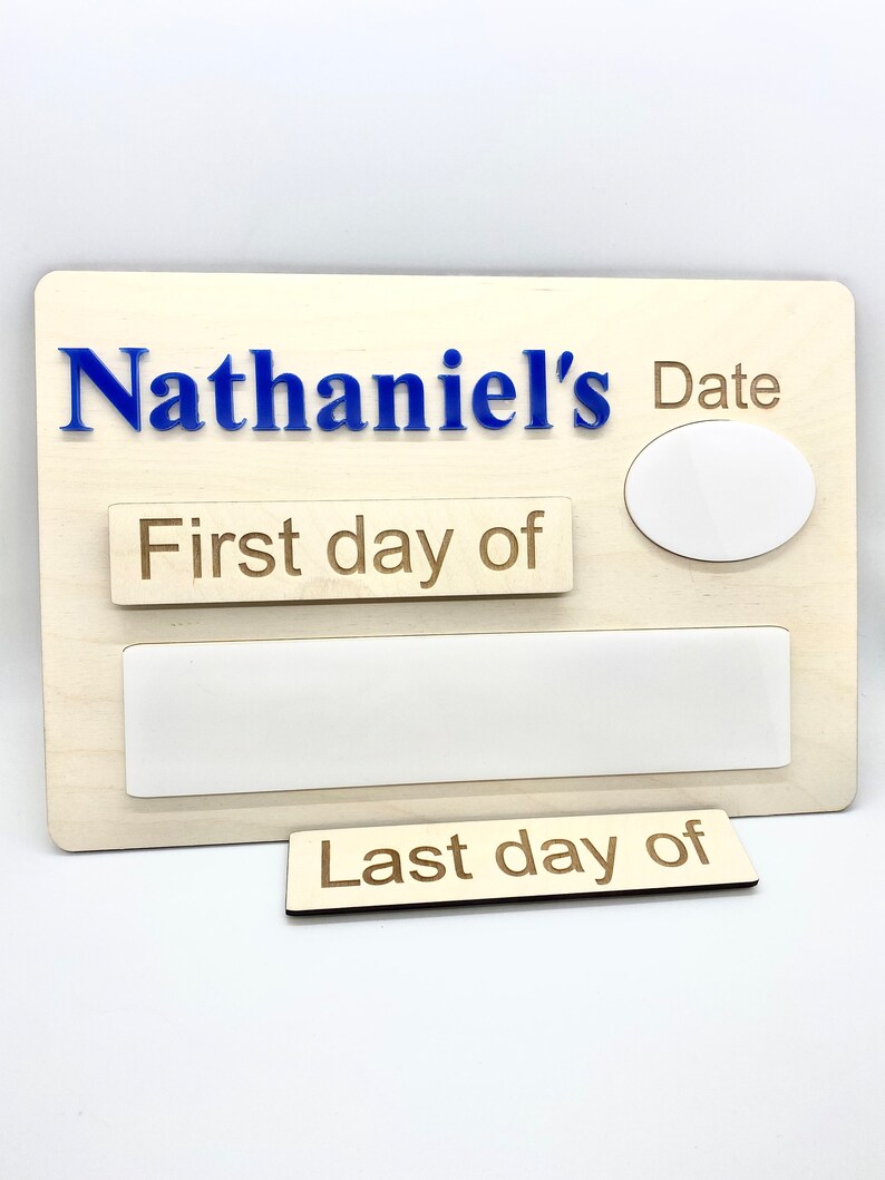 First Day of Sign - Etsy