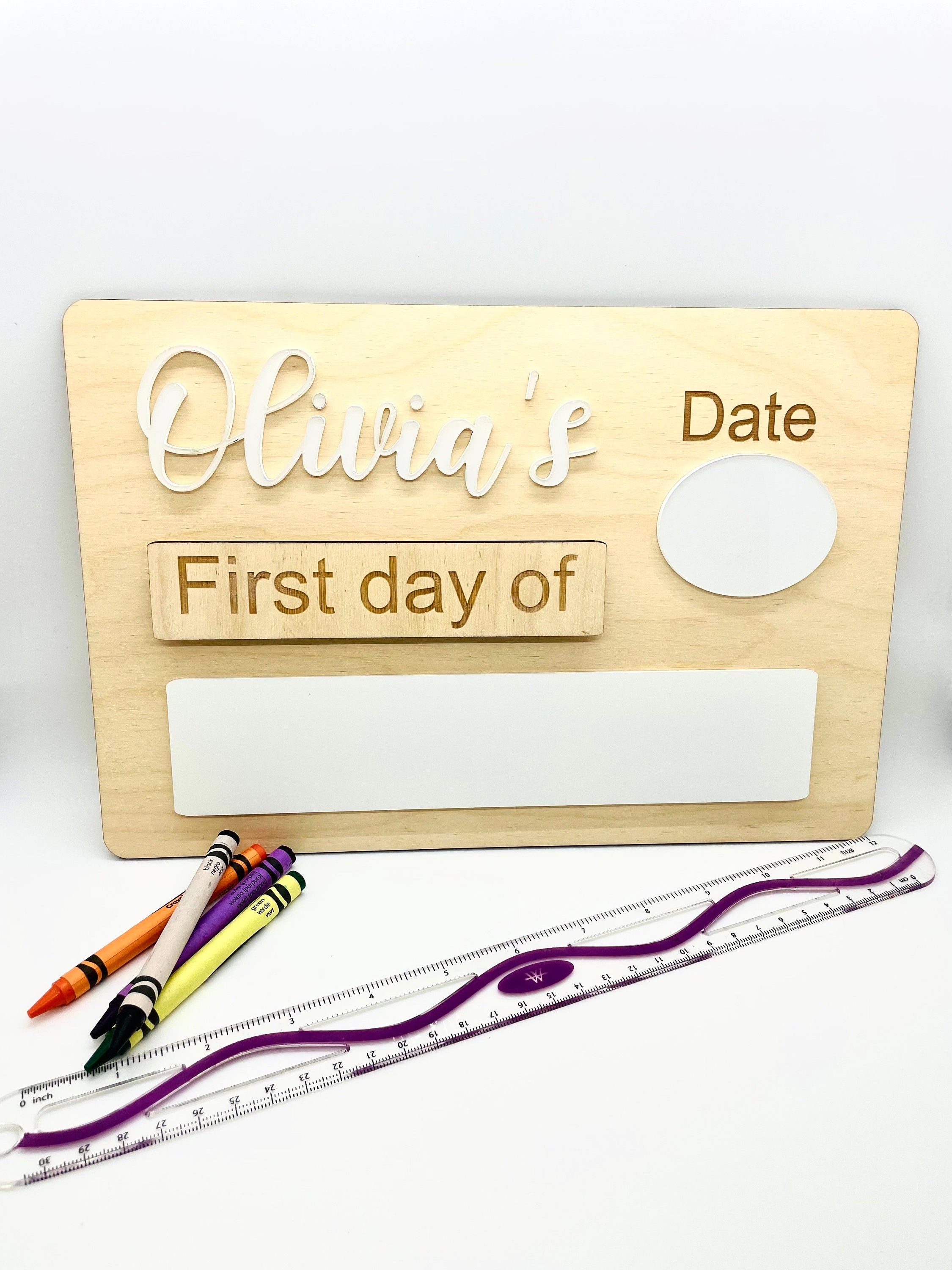 First Day of Sign - Etsy