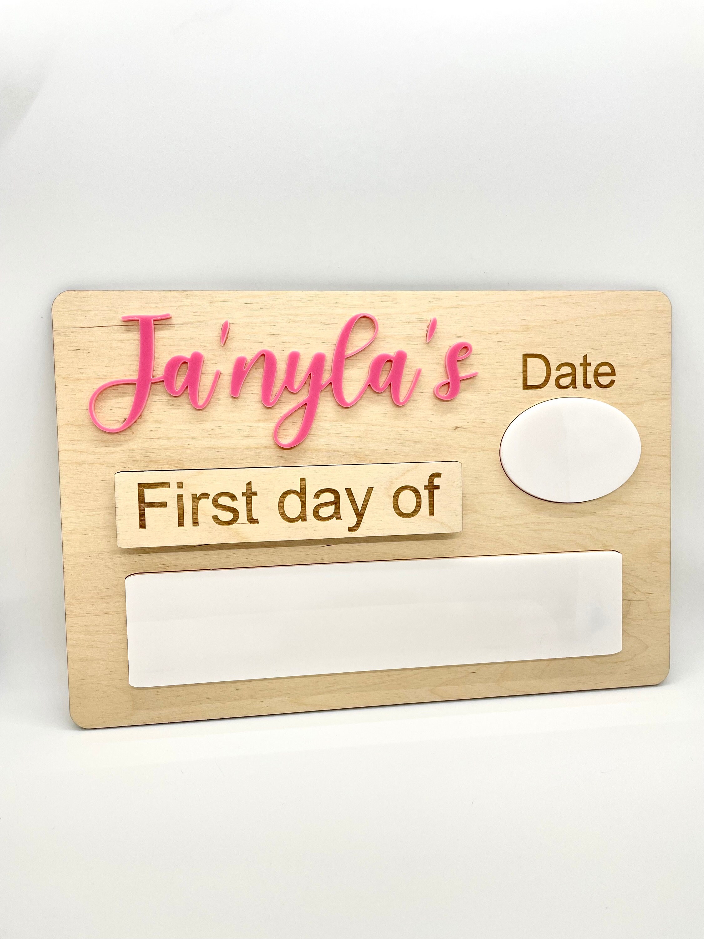 First Day of Sign - Etsy