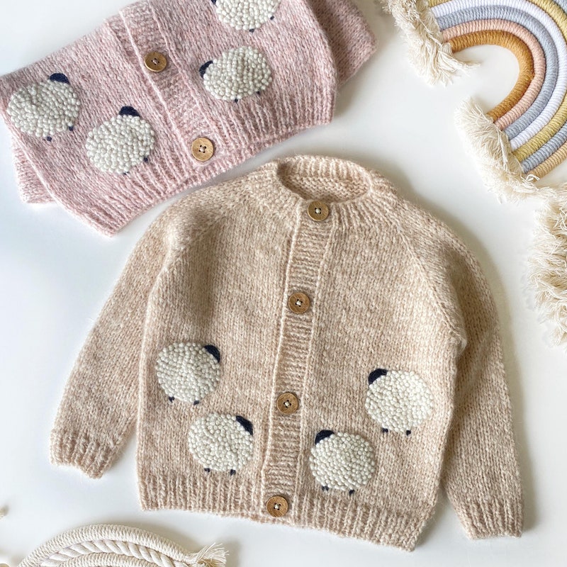 Knit Baby Sweater - Etsy