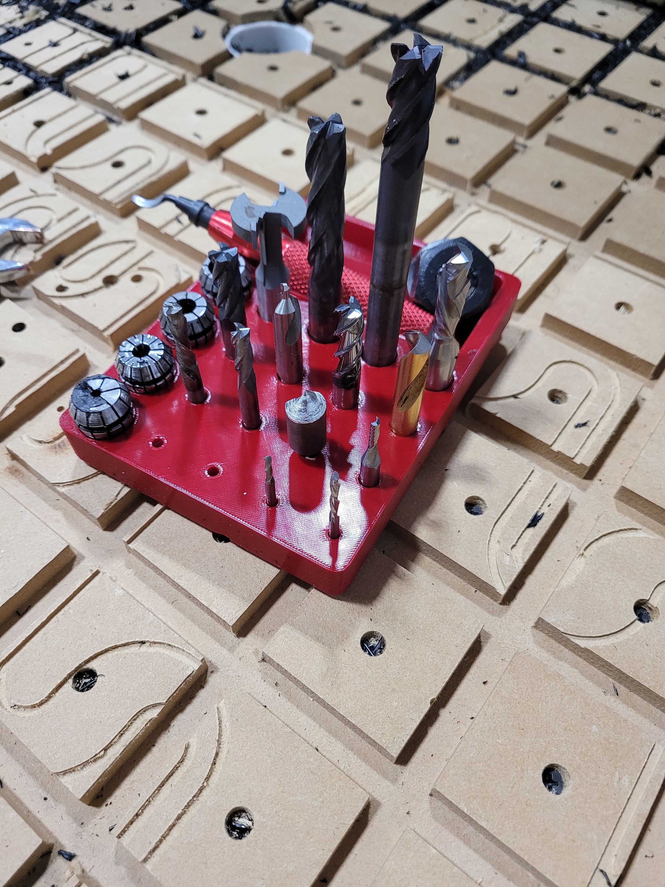 Router CNC Drill Bit & End Mill Organization Tray and | Etsy