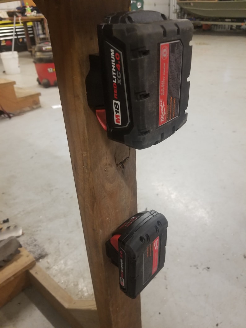 5x Heavy Duty Milwaukee M18 Battery Holder Slide In Locking - Etsy
