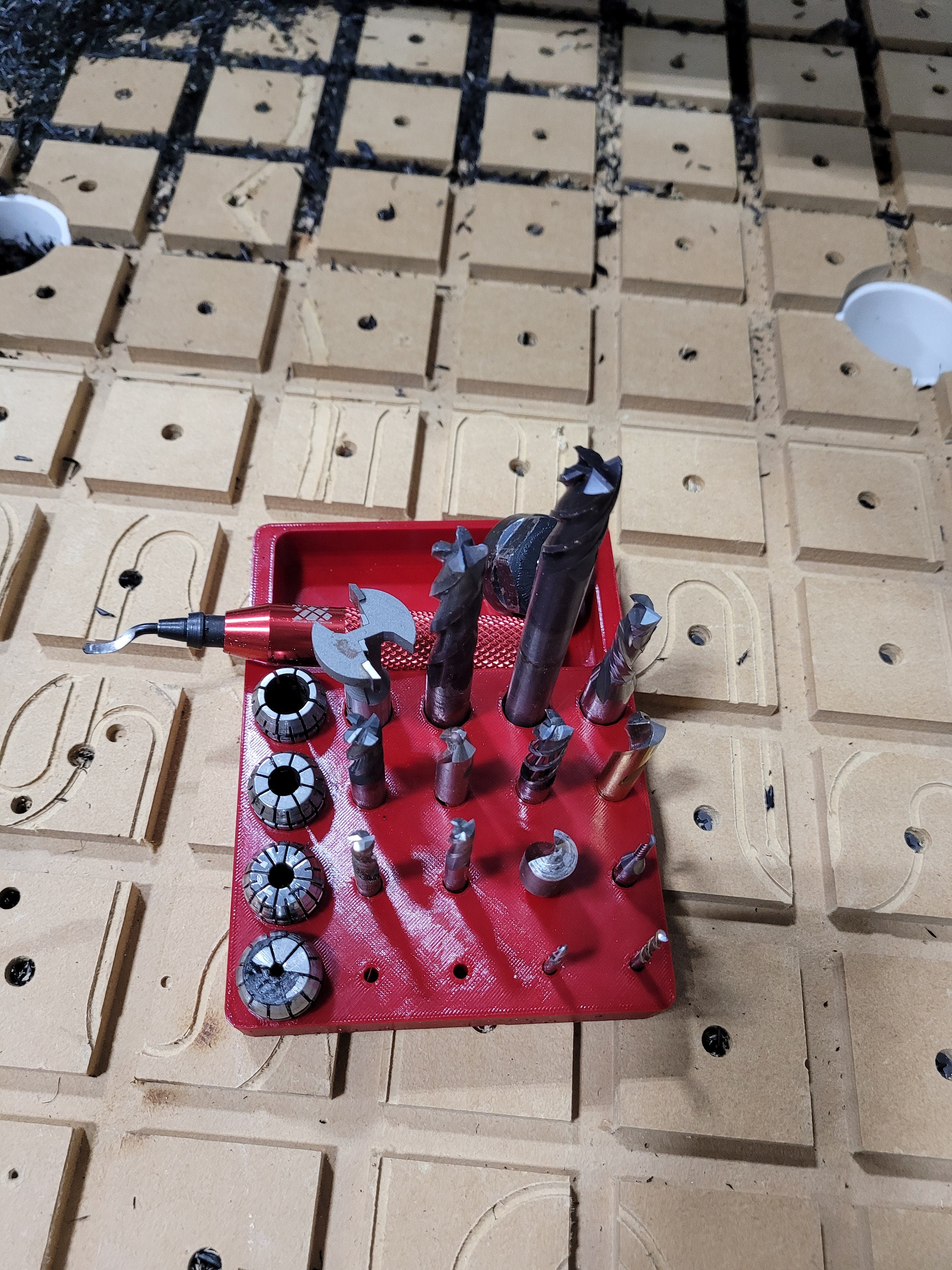 Router CNC Drill Bit & End Mill Organization Tray and | Etsy