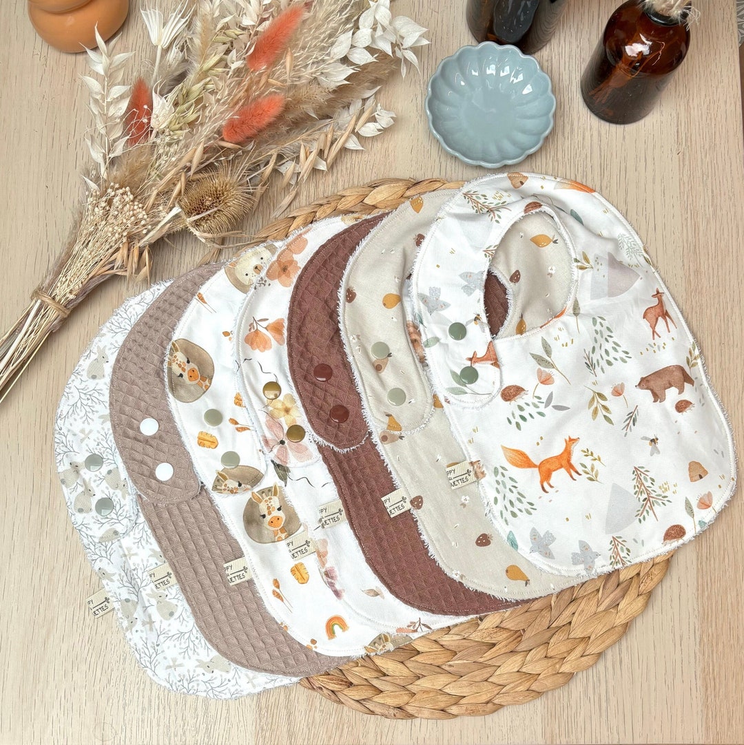 Beige Bibs Weekly Set - Etsy