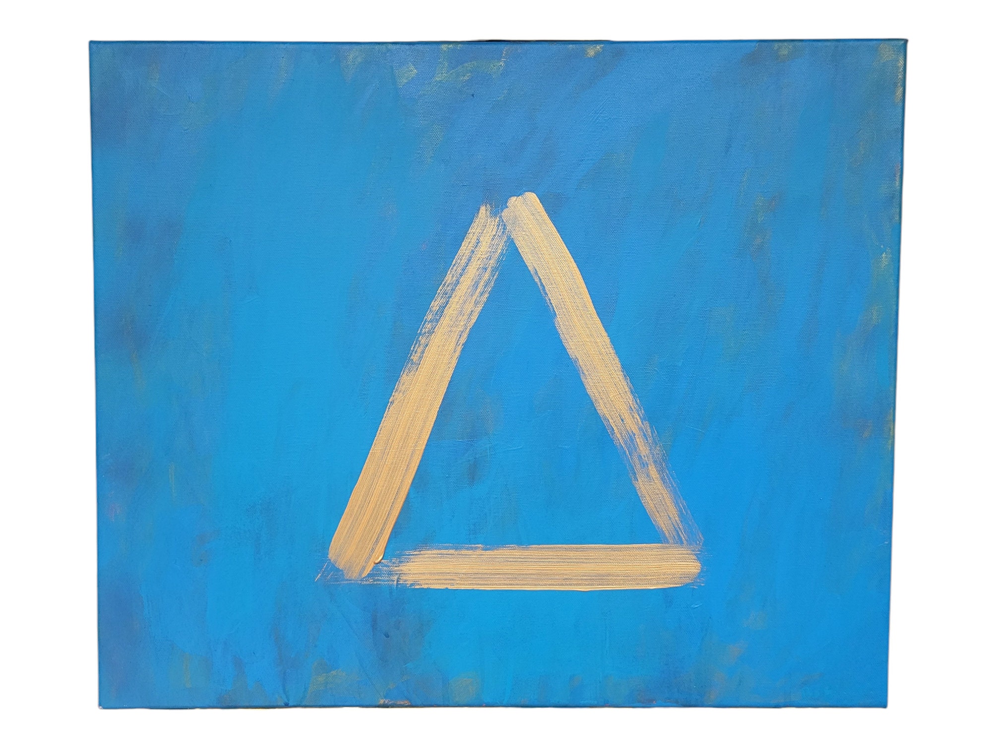 Golden Triangle Original Acrylic Painting 60 X 50 - Etsy