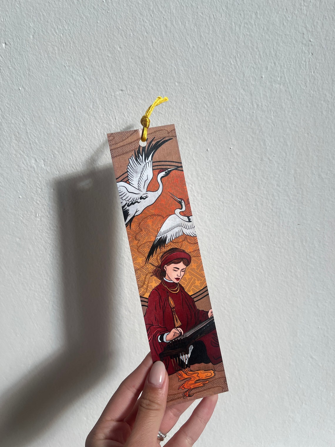 Vietnamese Ao Tac BOOKMARK | Vietnam Print | Vietnam Art | Vietnam ...