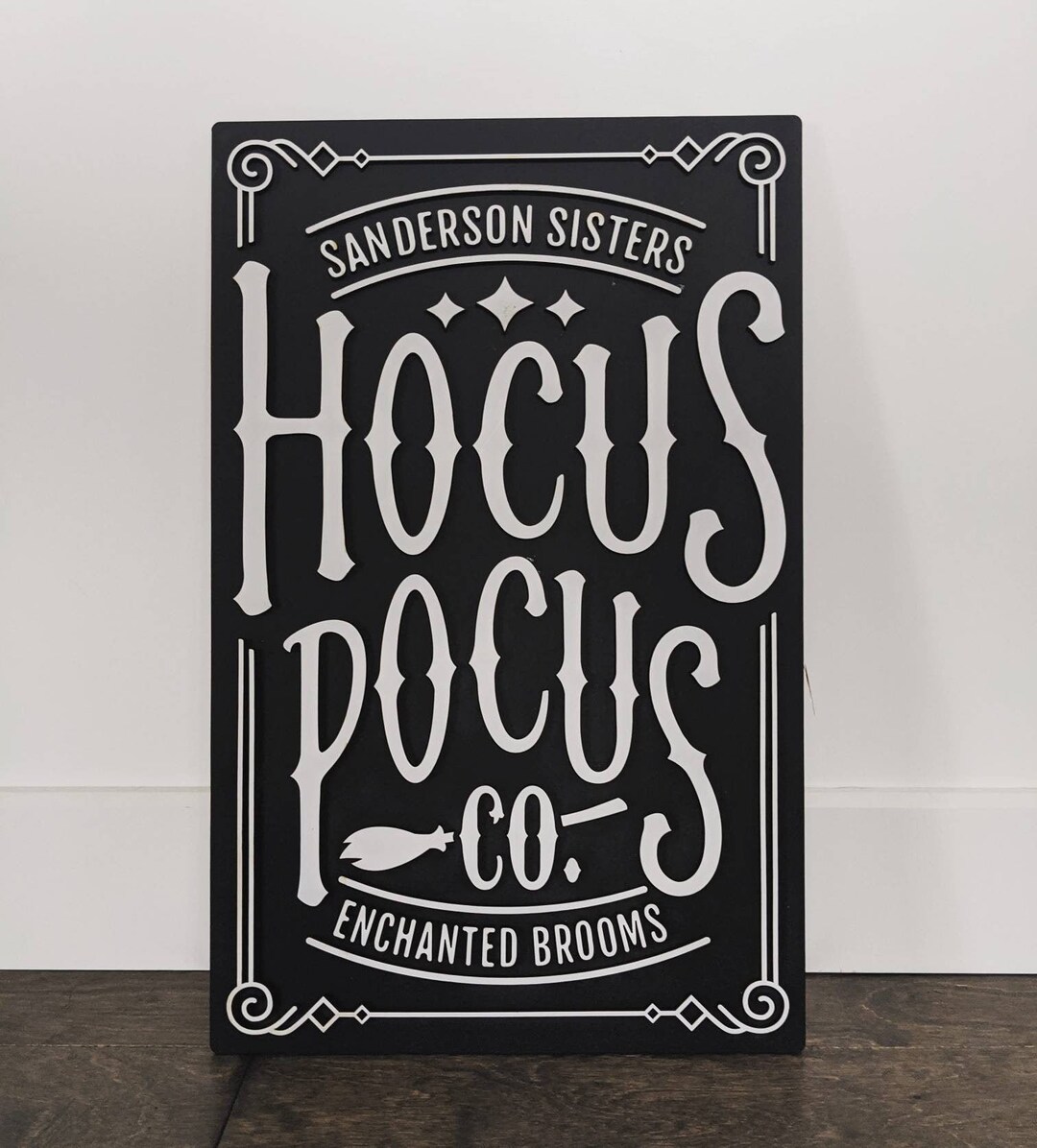 Sanderson Sisters Broom Co. 3D Wood Sign - Etsy