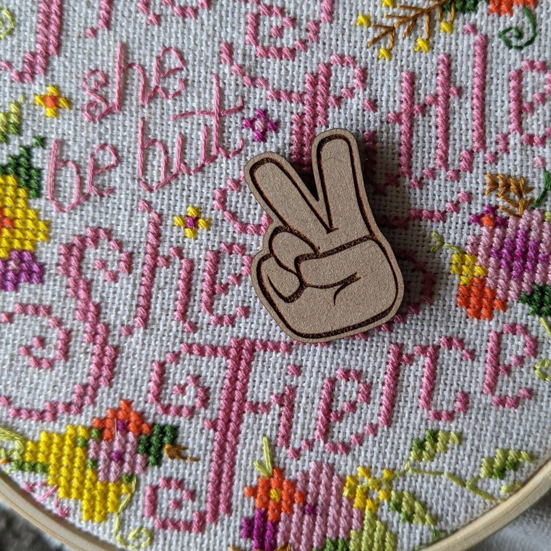 Custom Sign Language Cross Stitch Needle Minder Choose Your - Etsy