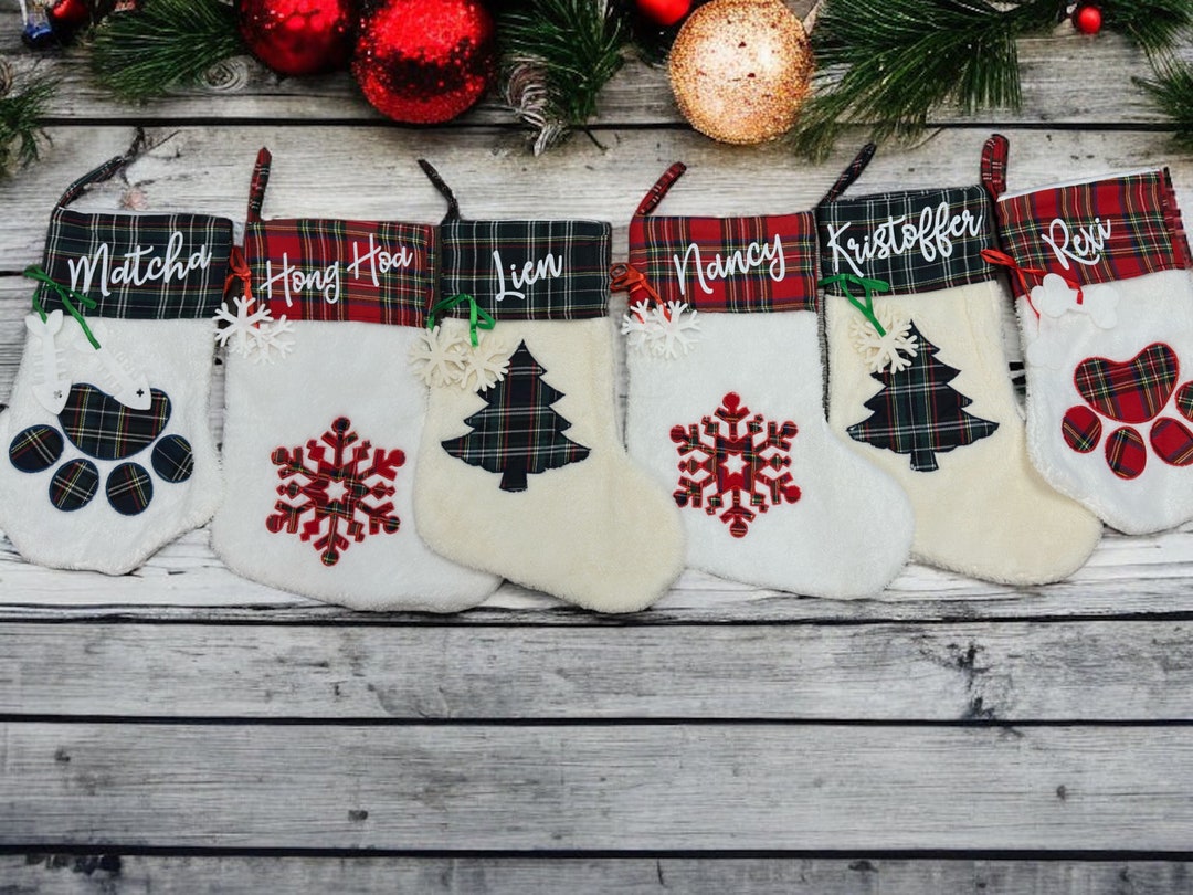 Personalized Pet Stockings, Blank Pet Stocking, Christmas Stocking, Dog ...