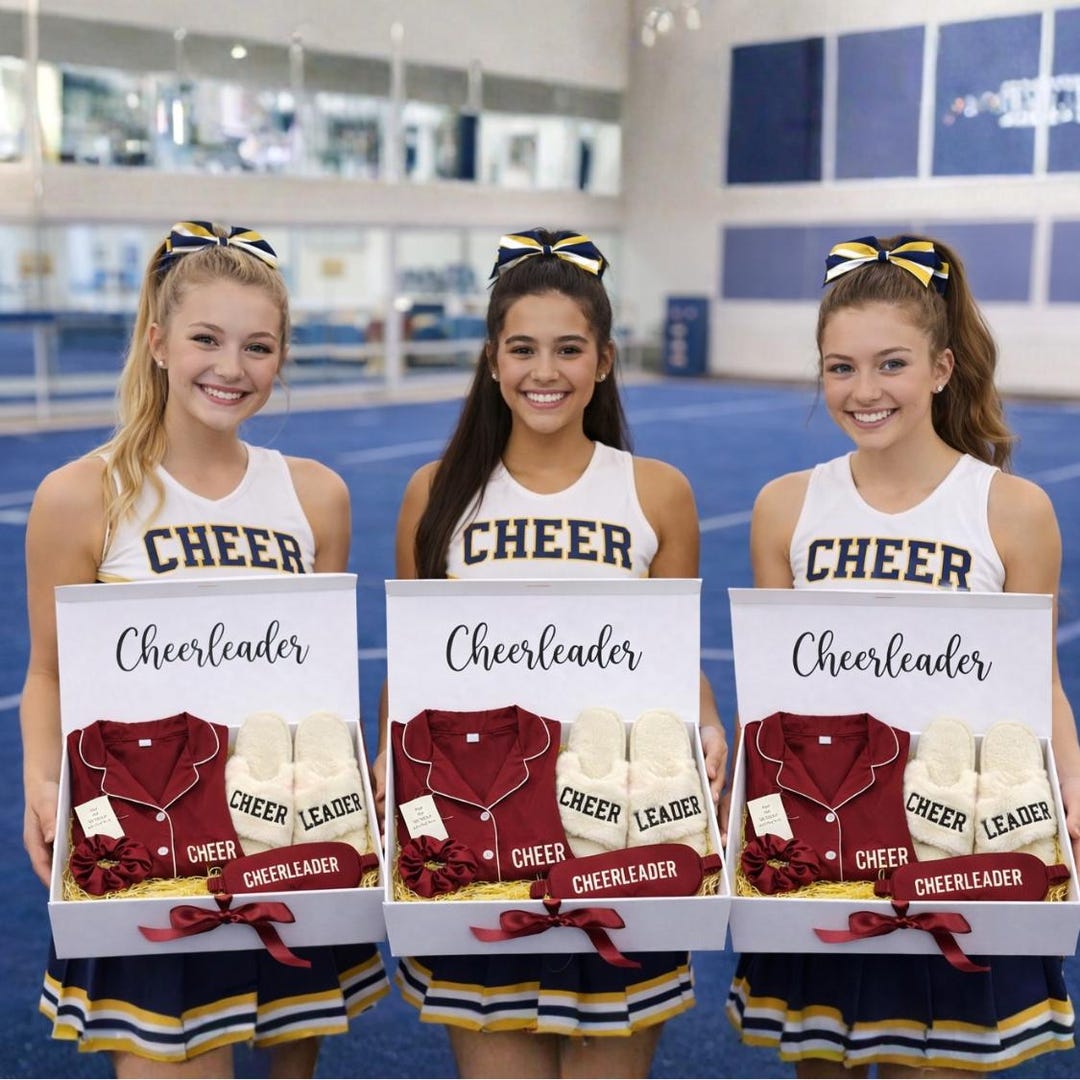 Luxury Cheer Leader Gift Box • Keepsake Team Memory Set • Gymnastics ...