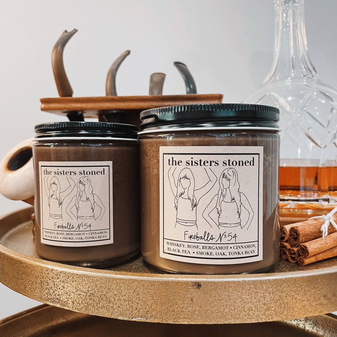 Fireballs Soy Candle Fireball Whiskey Candle Cinnamon Whiskey Candle - Etsy