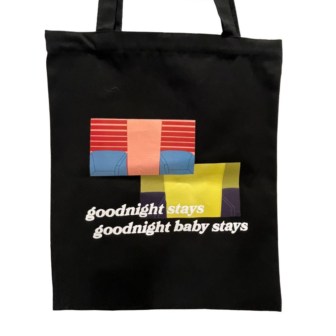Goodnight Stays Cotton Canvas Tote Bag | SKZ Eco Friendly Reusable Bag ...