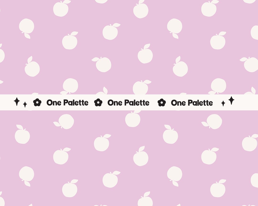 Simple Apples Seamless Pattern: Back to School Fabric File (digital ...