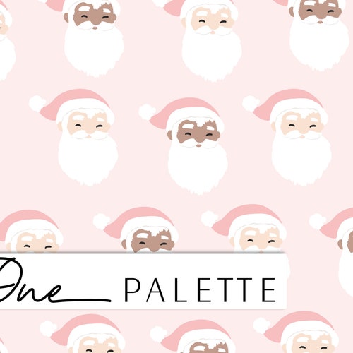 SWEET CHRISTMAS V6 Pastel Christmas Seamless Digital - Etsy