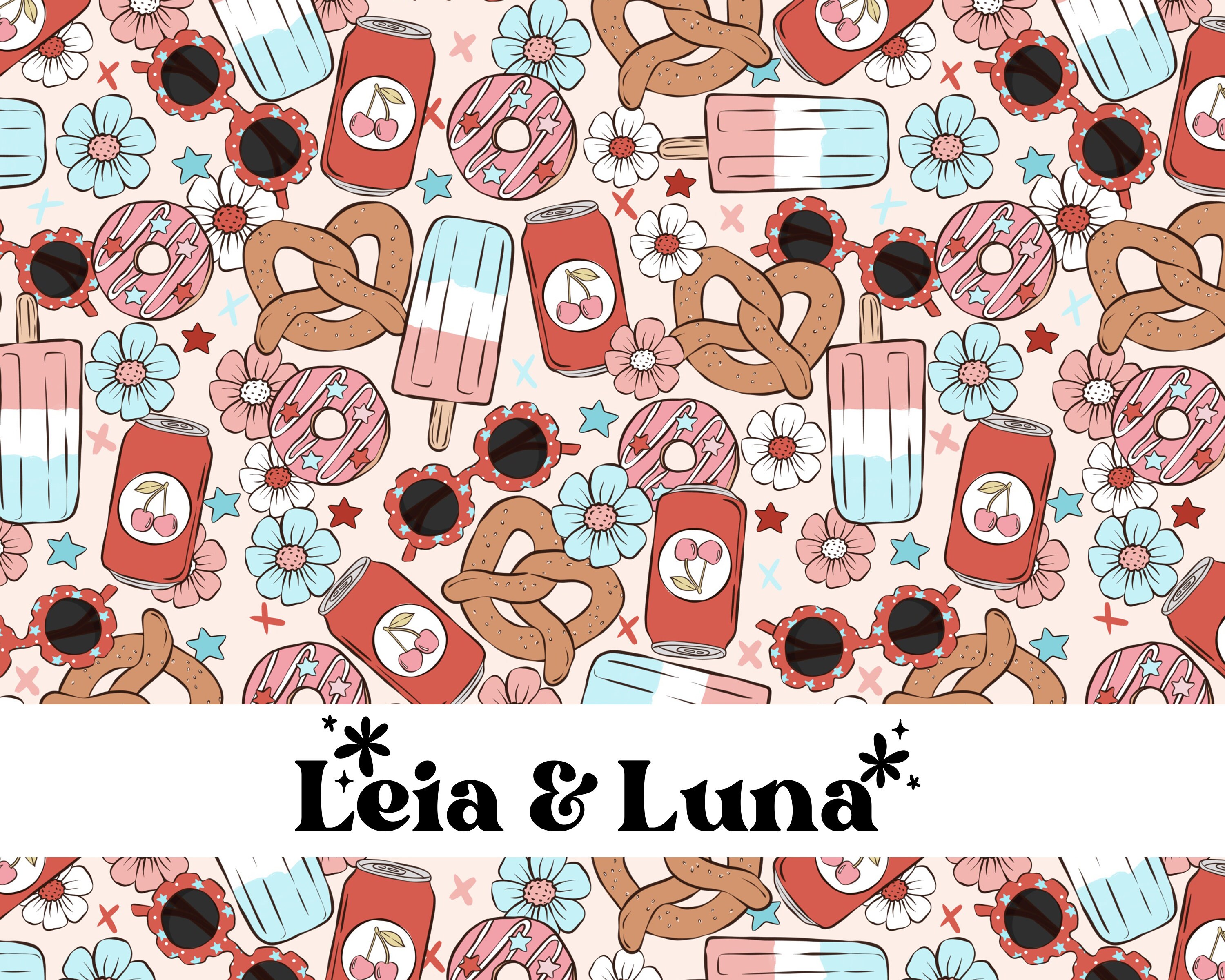 ORLANDO Patriotic 4th of July Seamless Digital Pattern - Etsy