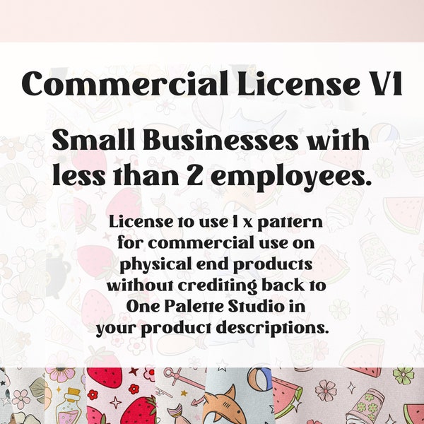 Commercial License - Etsy
